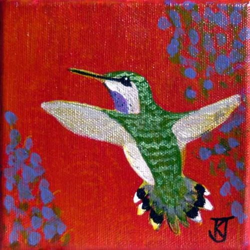 Two Crows Studio - Anna in Blue Flowers