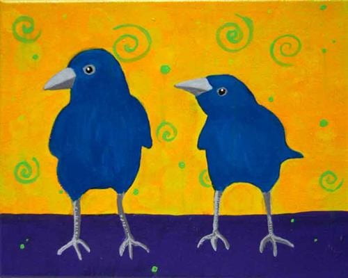 Two Crows Studio - Blue Crow Duo