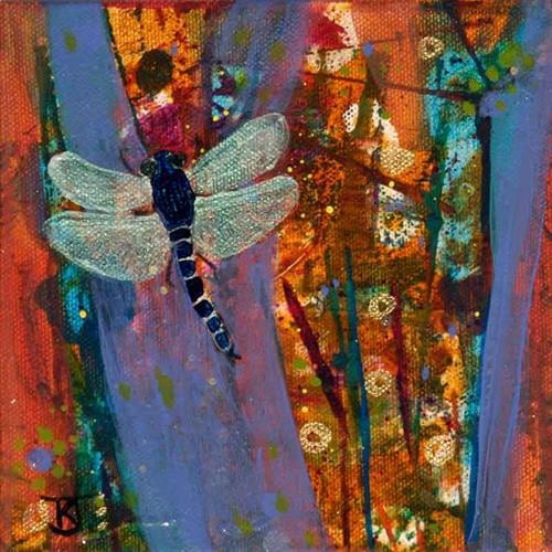 Two Crows Studio - Blue Dragonfly