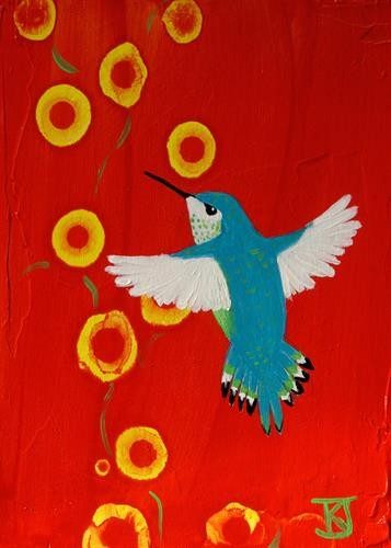 Two Crows Studio - Fanciful Hummingbird
