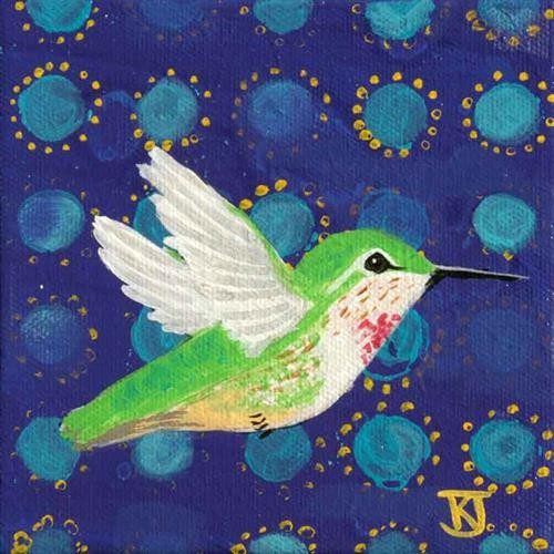 Two Crows Studio - Fine Feathered II (Hummingbird)