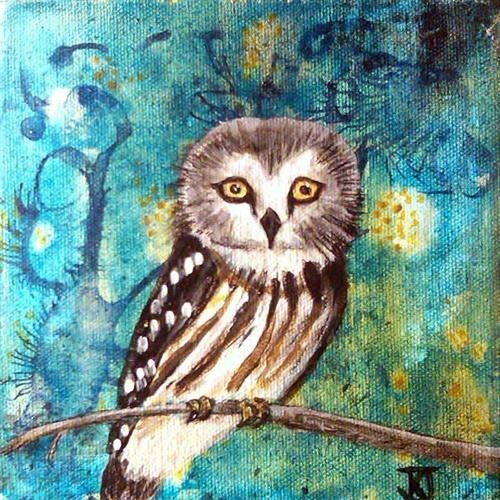 Two Crows Studio - Saw Weet Owl