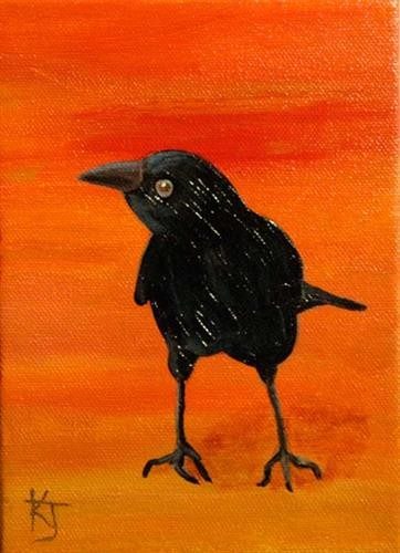 Two Crows Studio - Sunset Crow I
