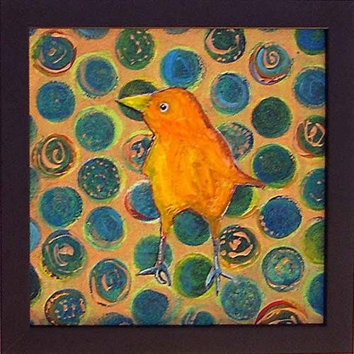 Two Crows Studio - Yellow Crow (Dots)